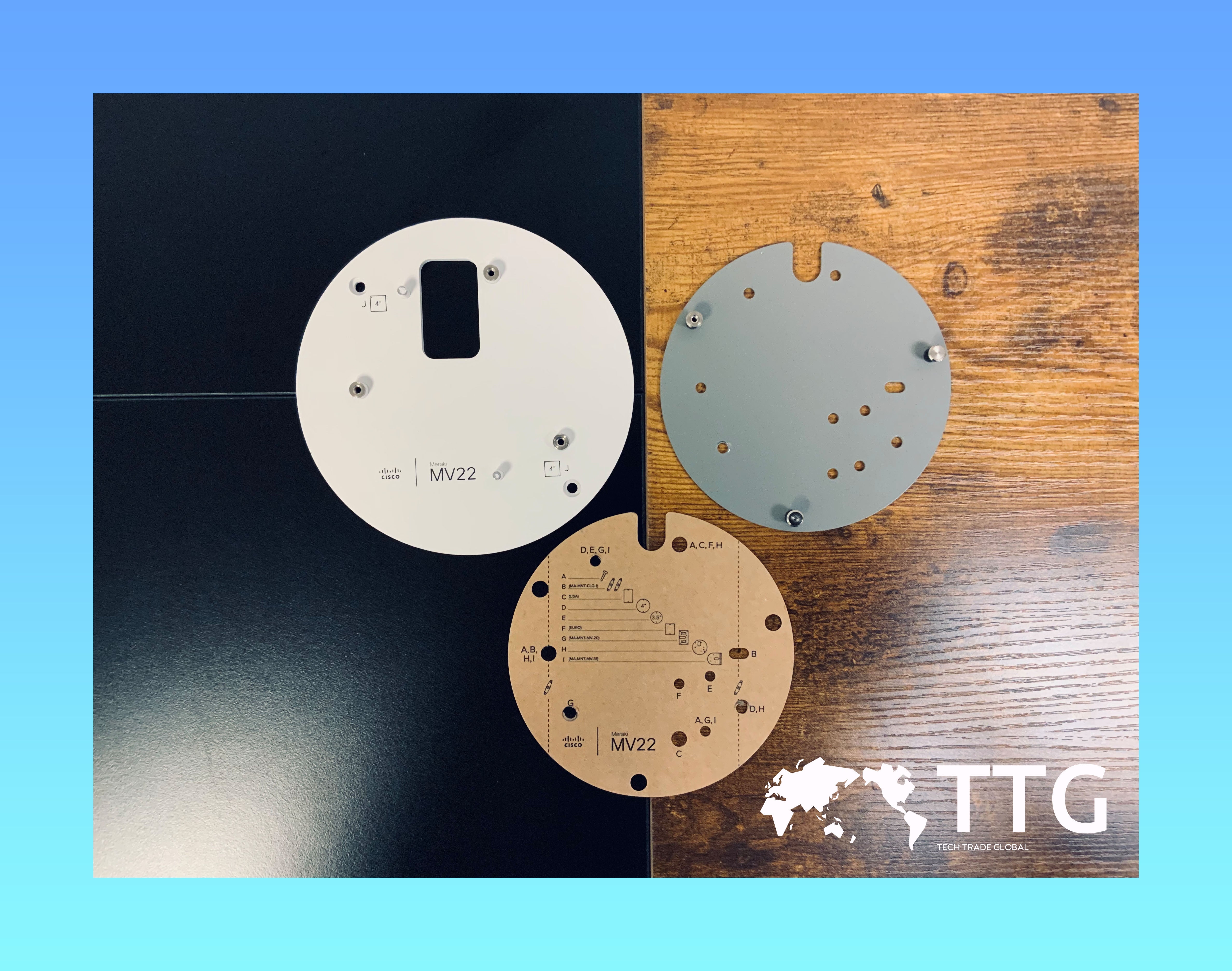 RF-MV22-MOUNTINGPLATE | Cisco Meraki MV22-HW Mounting Plate